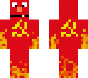 communist elmo | Minecraft Skins
