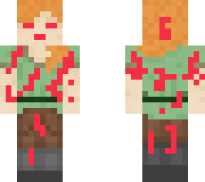 Giant Alex(Bloody Alex) | Minecraft Skin