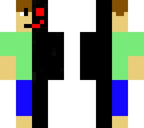 half corrupted | Minecraft Skin