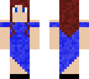 pretty girl in a ball gown | Minecraft Skin