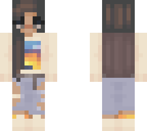 qd remake - casual version | Minecraft Skin