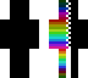 Rainbow Zipper | Minecraft Skin