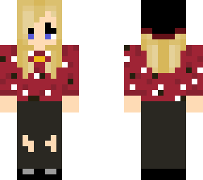 red sweater and black beanie | Minecraft Skin