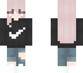 black nike swoosh | Minecraft Skins