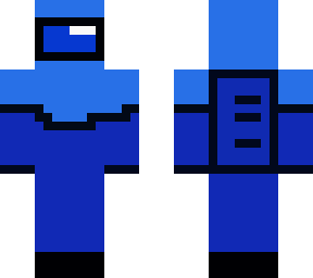 Among us Blue imposter skin | Minecraft Skin