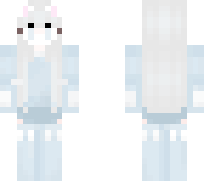 Blue cat girl | Minecraft Skin