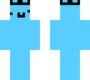 blue derpy smile | Minecraft Skin