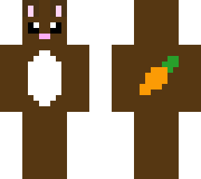Cute Brown Bunny | Minecraft Skin