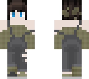 cute overalls | Minecraft Skin