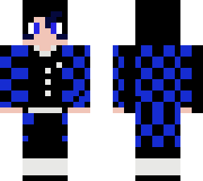 Demon Hazuki Tsugikuni With Slayer Mark | Minecraft Skin