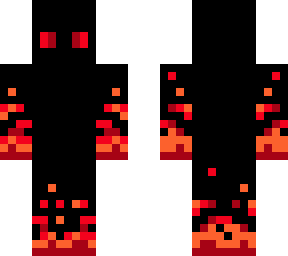 in a fire | Minecraft Skins