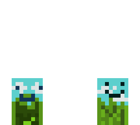 GRASS AND SKY SKIN | Minecraft Skin