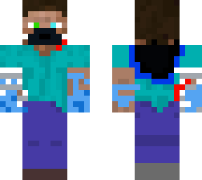 mi personaje con masacarilla(facemask) | Minecraft Skin