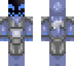 Blue Protogen Minecraft Skins