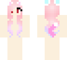 Pastel Bun Cat - Base | Minecraft Skin