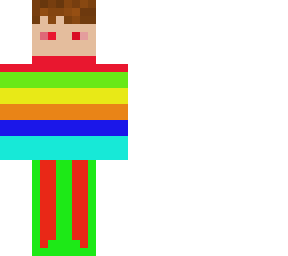 Rainbow Boy | Minecraft Skin