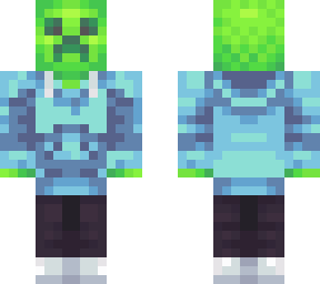 Creeper Got the drip | Minecraft Skin