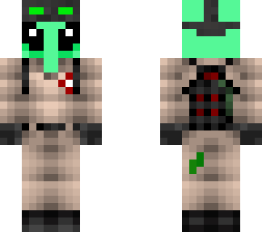 Ghostbuster alien w/goggles | Minecraft Skin