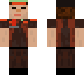 mc ty music and social hungry jacks worker | Minecraft Skin
