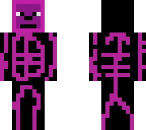 purple skull trooper | Minecraft Skins
