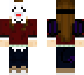 Silver the red nosed mc player | Minecraft Skin