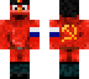 Soviet Elmo | Minecraft Skin