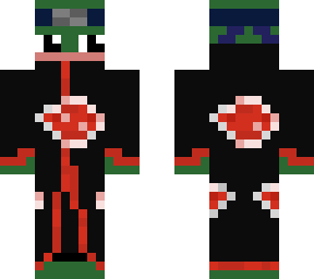 Akatsuki Pepe the Frog | Minecraft Skin
