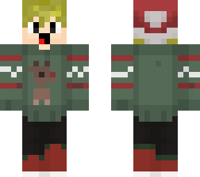 Derp Christmas jumper | Minecraft Skin