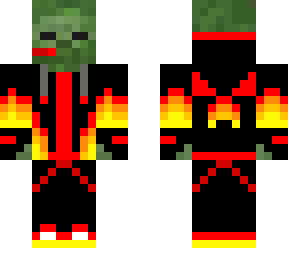 Fire Gamer Zombie | Minecraft Skin