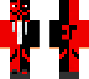 black and red | Minecraft Skins