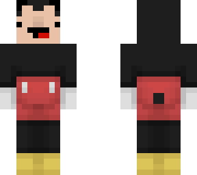 Mickey Mouse Minecraft Skin Derp