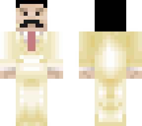 Mumbo jumbo in a cream suit | Minecraft Skin