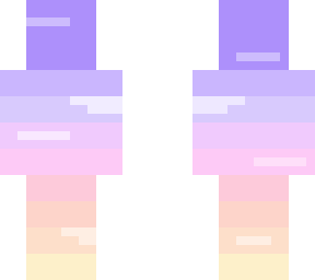 sunset pixel art | Minecraft Skin