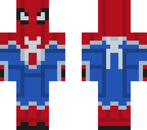 updated spider-man suit | Minecraft Skin