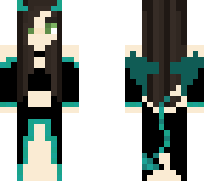 blue devil girl1 | Minecraft Skin