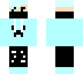 Blue Gamer Boy | Minecraft Skin