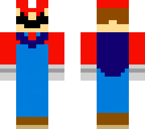 FNaS 1 Night Clone Mario | Minecraft Skin