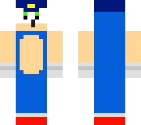 FNaS Nightguard Modern Sonic | Minecraft Skin