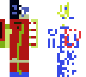 Messy robot | Minecraft Skin