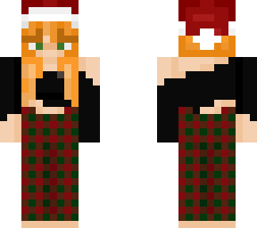 Red haired winter sleeping outfit | Minecraft Skin