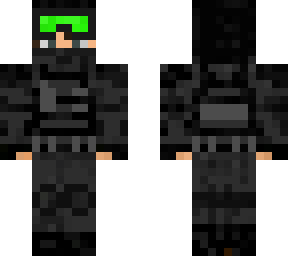 SWAT - night vision goggles | Minecraft Skin