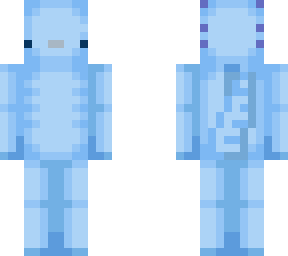 Blue Axolotl | Minecraft Skin
