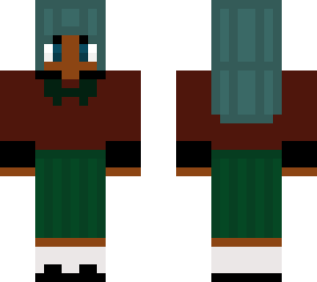 Brown Skin Michiru Kaioh | Minecraft Skin