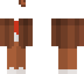 brown suit - raffle front prize | Minecraft Skin
