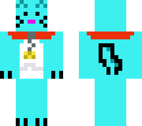 Cyan cat | Minecraft Skin