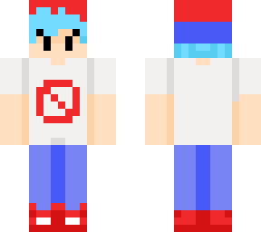 fnf boyfriend | Minecraft Skins
