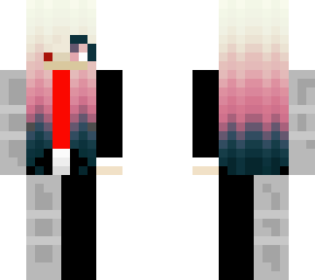 half robot girl | Minecraft Skins