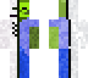 half zombie half skull | Minecraft Skin