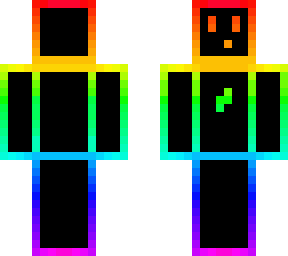 rgb rainbow black man boy | Minecraft Skins