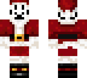 santa claus stickman | Minecraft Skin